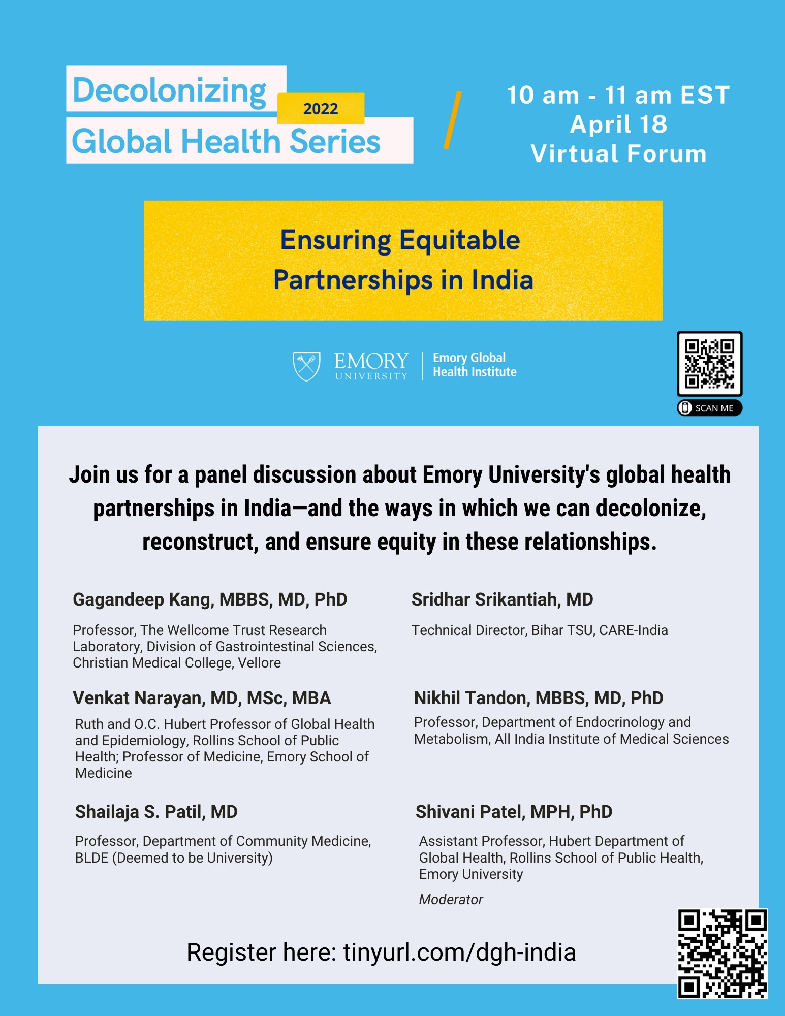 Decolonizing Global Health Series | Emory University | Atlanta GA